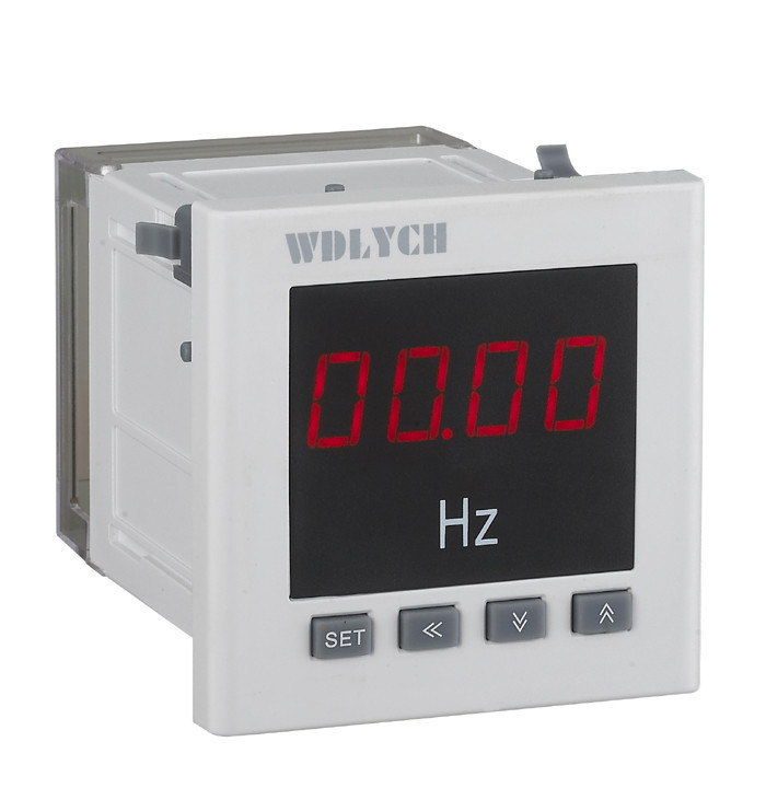 120mm 4 Digits Digital Frequency Panel Meter Ac Voltage Input With Relay Alarm Output
