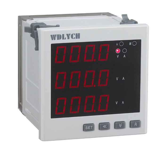 Active Digital Multifunction Meter , Programmable Panel Power Meter 3A ...