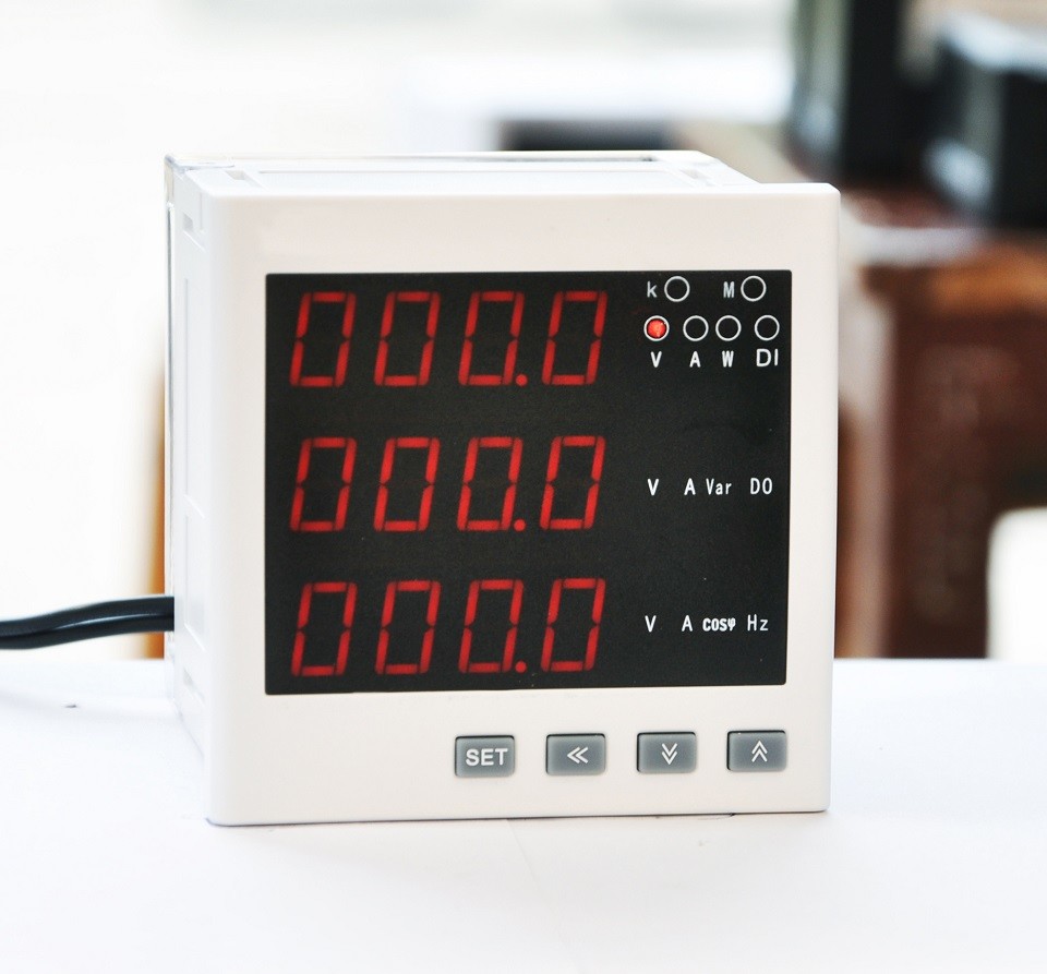 Rs485 Output Digital Multifunction Meter Three Phase Iso9001 Certificate