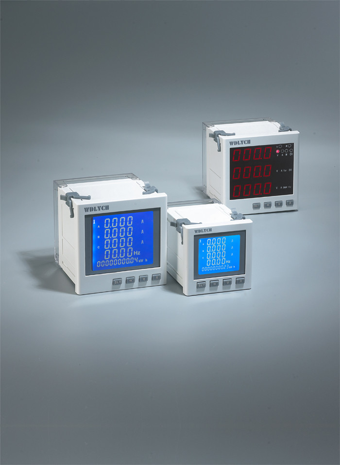 3 Phase Multifunction Power Meter , Digital Multi Meter Modbus-Rtu Protocol