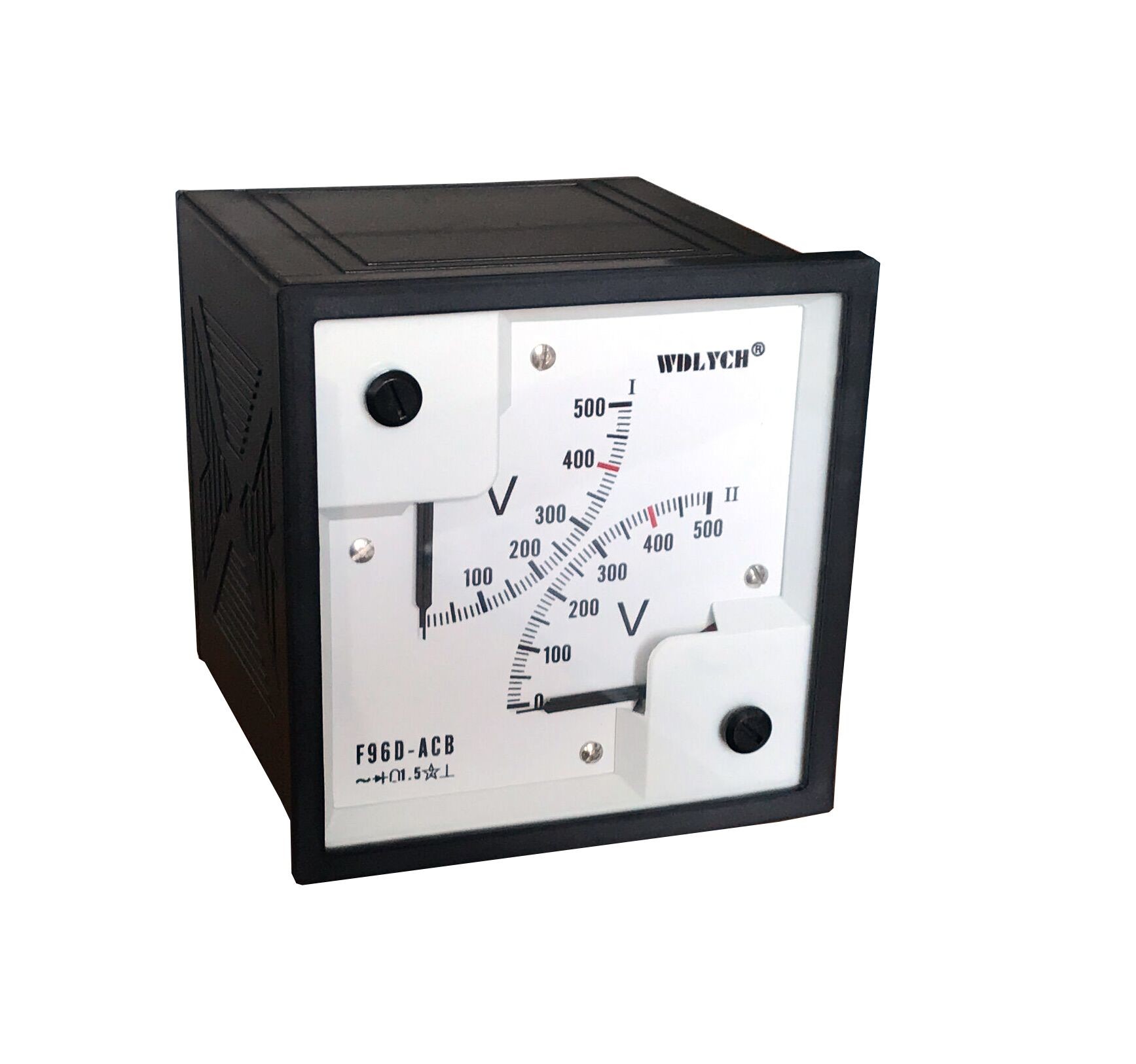 Vertical Installation Analog Panel Voltmeter Abs Plastic Shell Housing ...