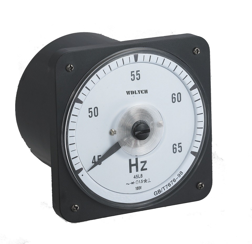 45-55hz Analog Frequency Meter , Analog Panel Meters 240 Degree ...